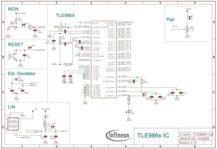 【TLE9869】+ A2.高清原理图分享 - Infineon Developer Community