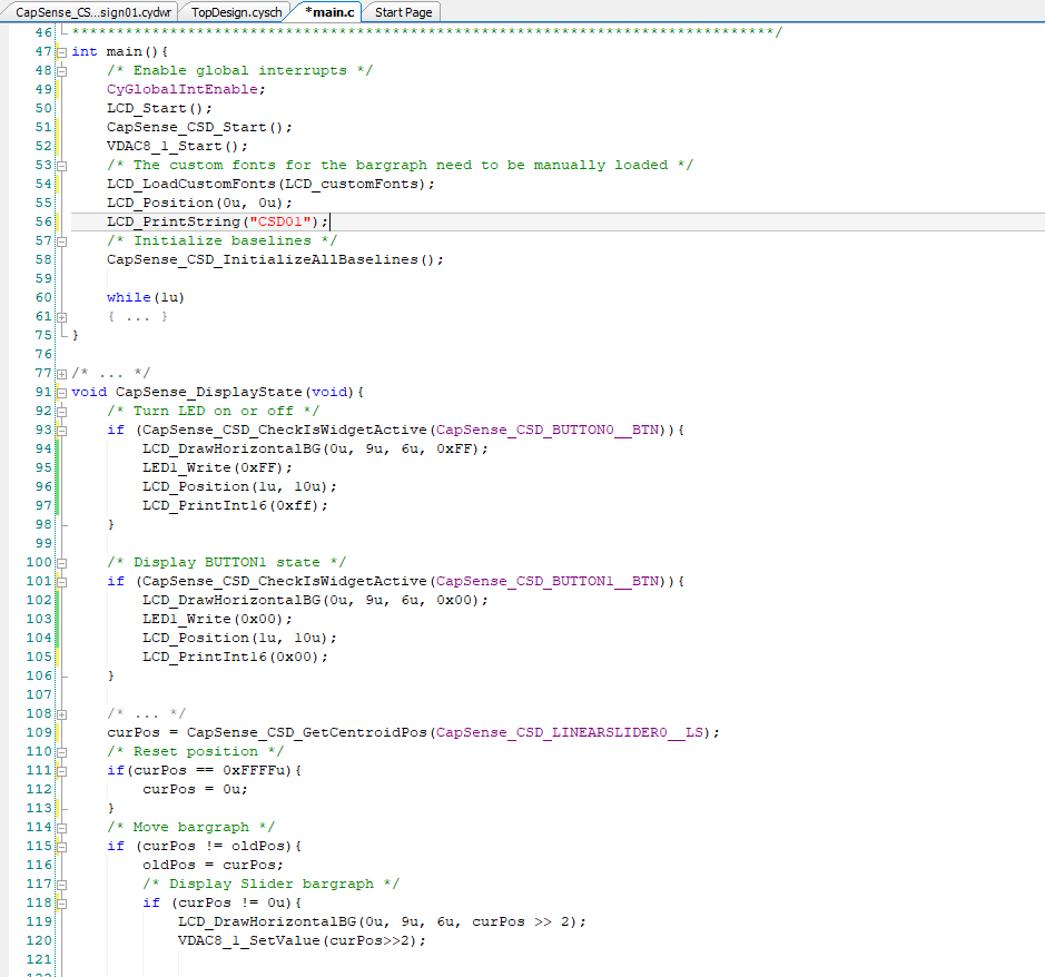 Solved: Control analog output with capsense slider - Infineon Developer ...