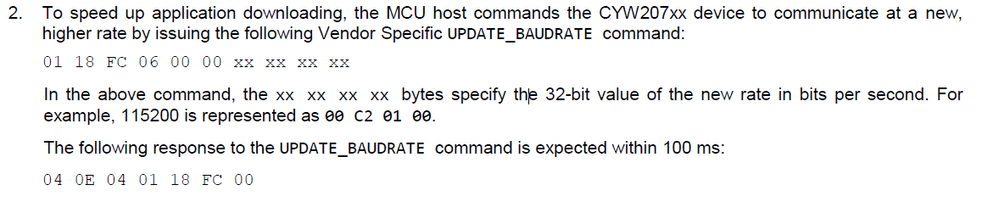 Solved: HCI Commands question(2) - Infineon Developer Community