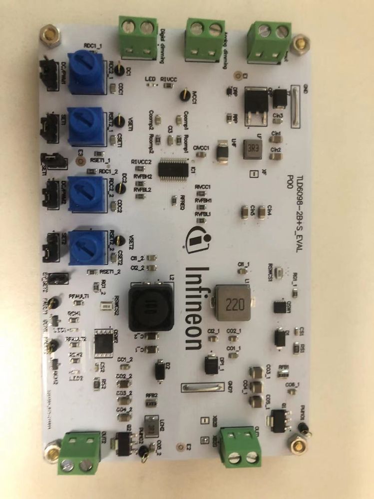 【LED】TLD6098-2ES DEMO板 - Infineon Developer Community
