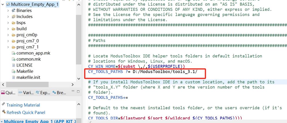 XMC7200 BSP 多核样本问题 - Infineon Developer Community