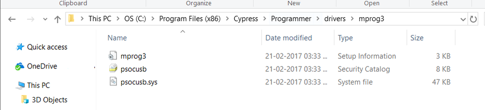 Solved: driver miniprog3 windows10 - Infineon Developer Community