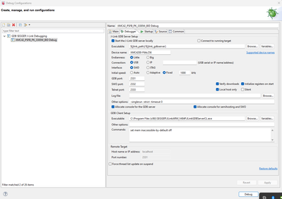 Solved: "Could not Determine GDB version after sending:" E... - Infineon Developer Community
