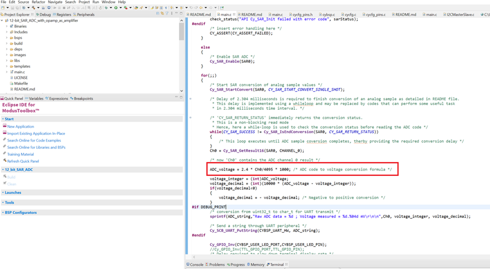 EZ-PD™ PMG1-S3 MCU: using opamp as an amplifier to... - Infineon Developer Community