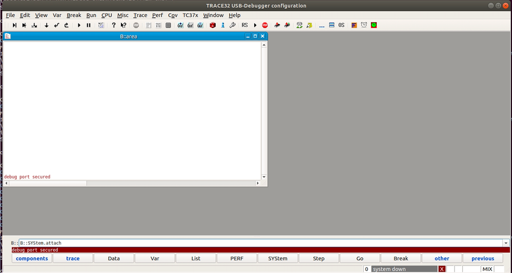 Debug access using lauterbach - Infineon Developer Community