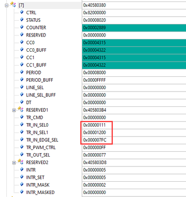 Solved: TCPWM input pulse width capture data abnormal - Infineon ...