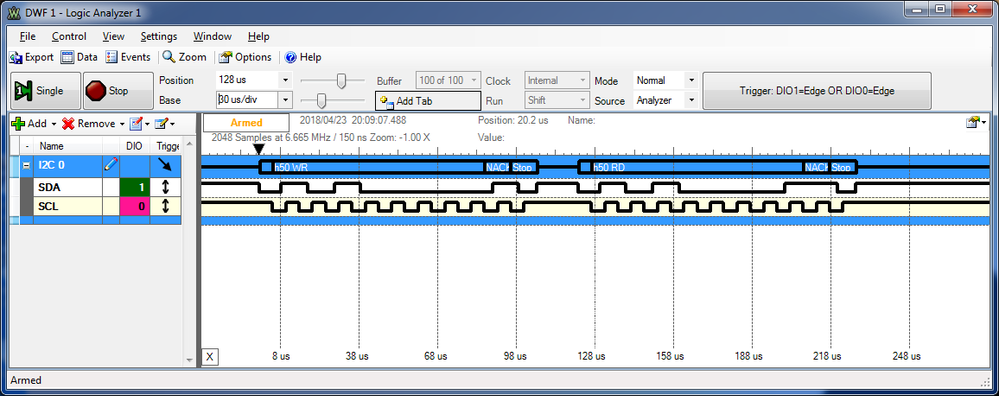 Solved: RTC DS1307 0xD0 address issue (using i2c) - Infineon Developer Community