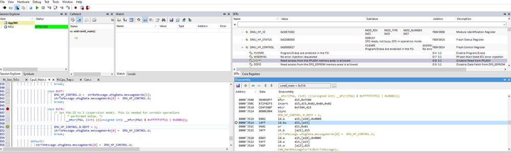 Solved How To Set The Pflash Read Protection Without Usi