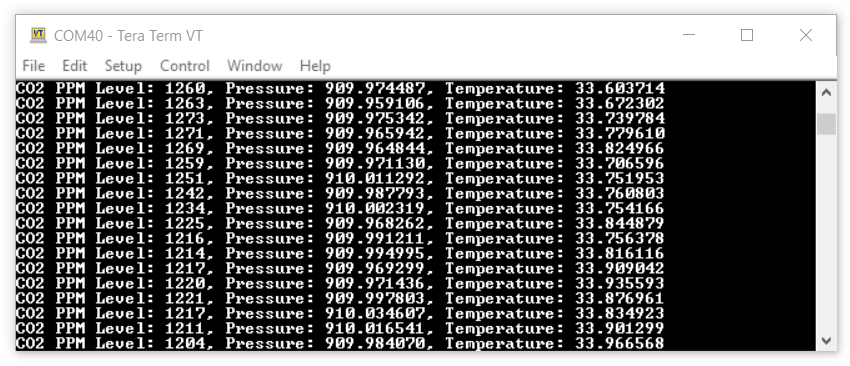 Solution Demo Of Xensiv™ Pas Co2 On Esp32 Mcu Infineon Developer