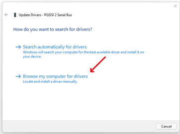 PGSISI 2 not detected after installing the evaluat... - Infineon ...