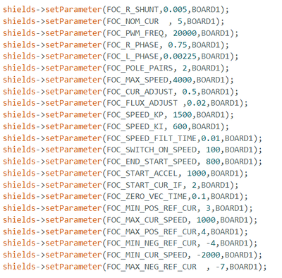 Solved: Motor parameters / acceleration? (BLDC Shield fo... - Infineon Developer Community