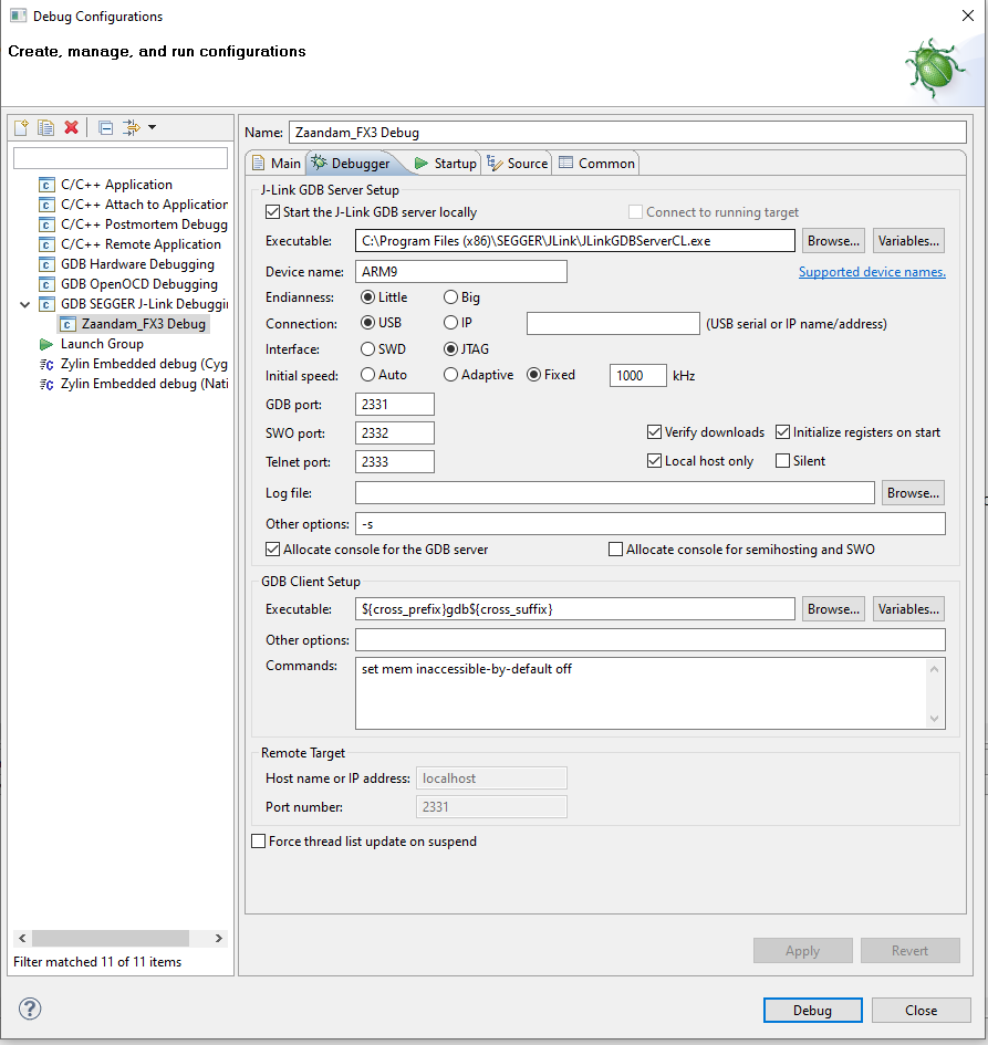Solved: Debug FX3 via JTAG - Infineon Developer Community