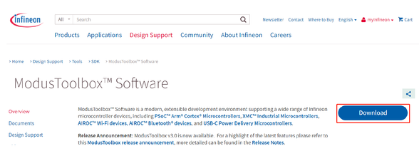 ModusToolbox™|设计软件论坛-英飞凌开发者技术社区