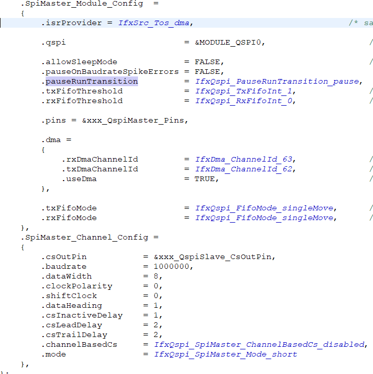 how to achieve QSPI+DMA sending message without tr... - Infineon ...