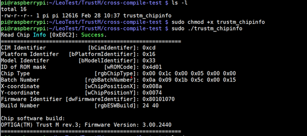 Step by step to cross-compile OPTIGA™ Trust M SDK ... - Infineon ...
