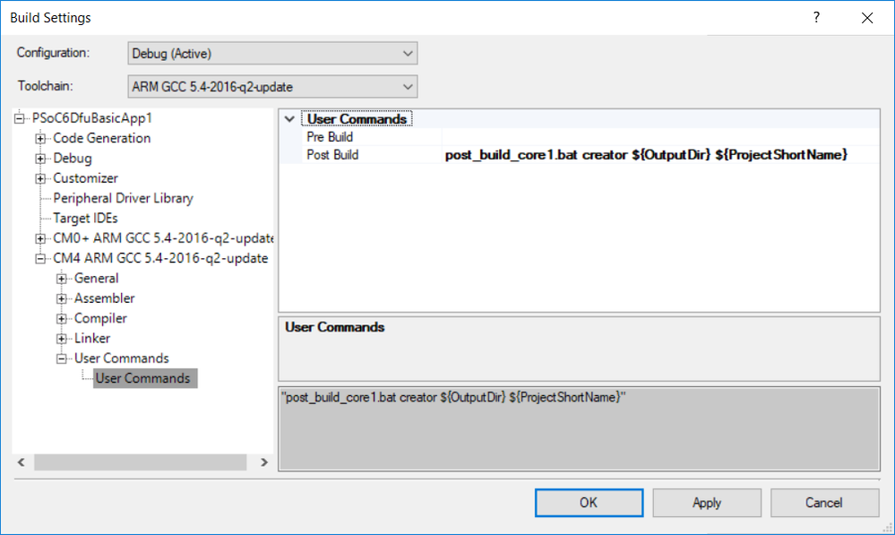 Solved: PSoC6 Basic Device Firmware Update Project Is Tryi... - Infineon Developer Community